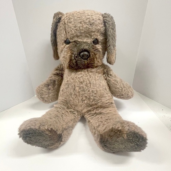 Gund | Toys | 97s Vintage Brown Extra Large Puppy Dog Plush 25 Gund ...